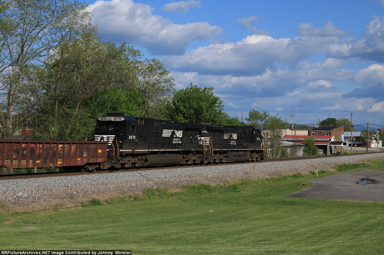 NS 8878 trails on NS 132